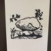 Old Rag Mountain Block Print - Etsy