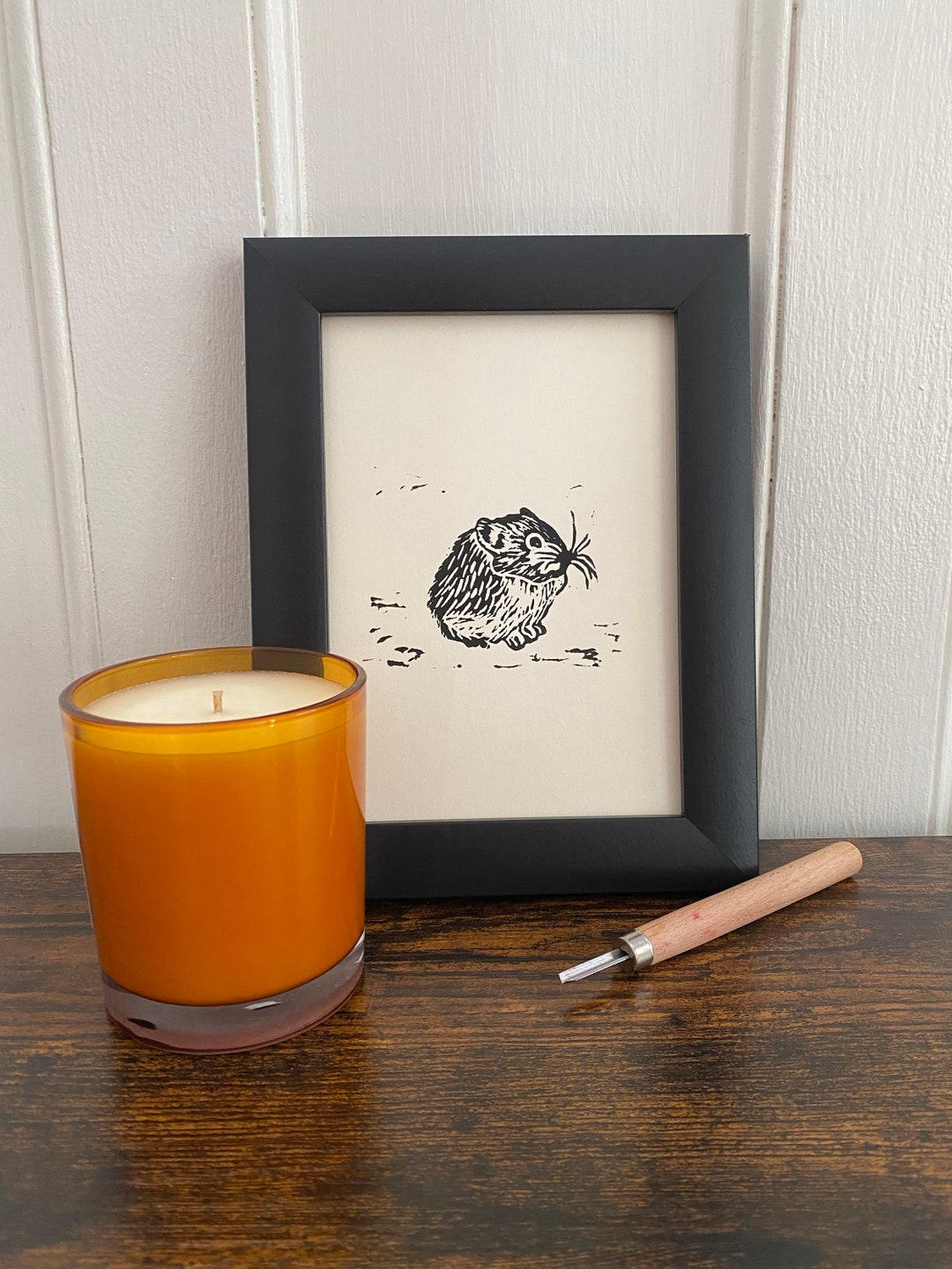 Pika Block Print - Etsy