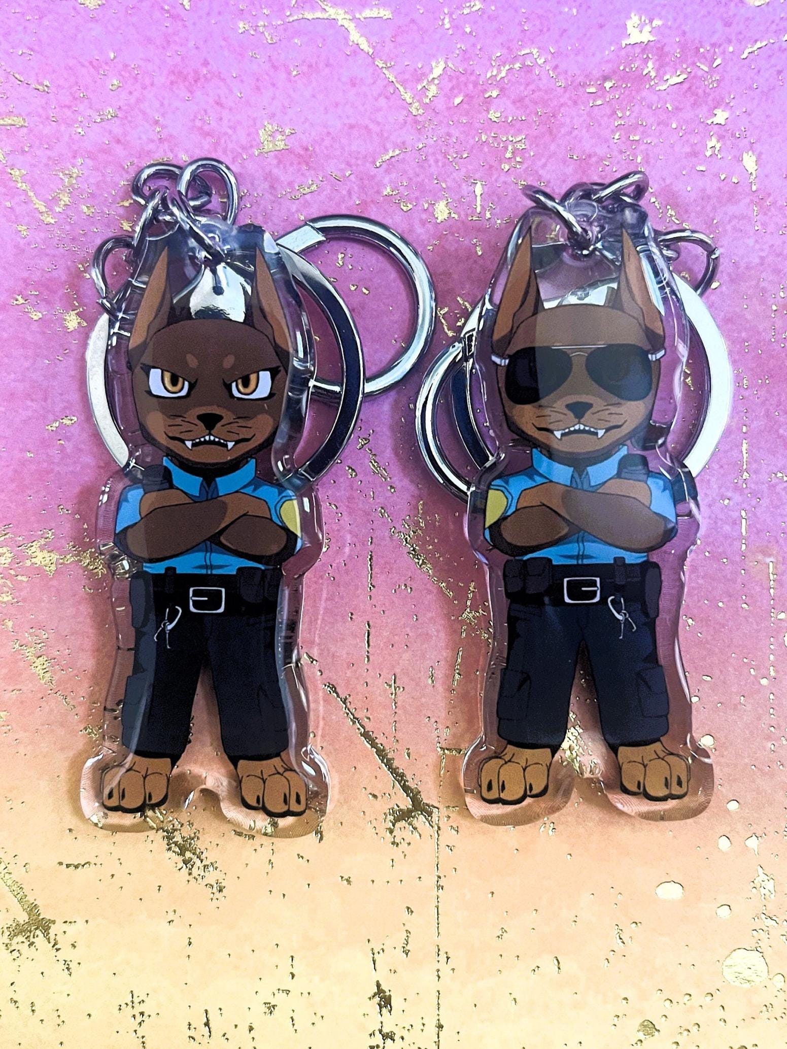 Police Officer - K9 - Keychains - Etsy