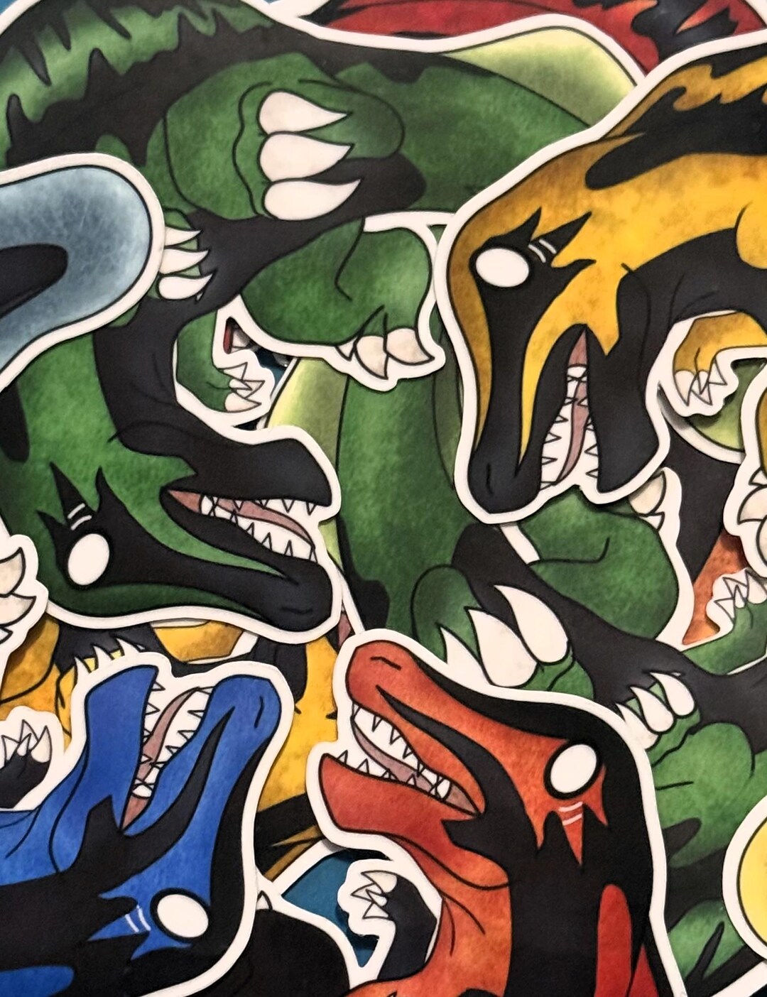 Chibi Animal Stickers - Spinosaurus Stickers - Etsy
