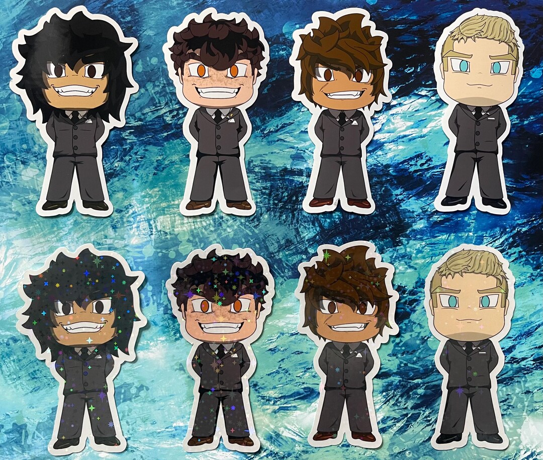 Chibi Ninja/bizarro CEO Stickers - Etsy