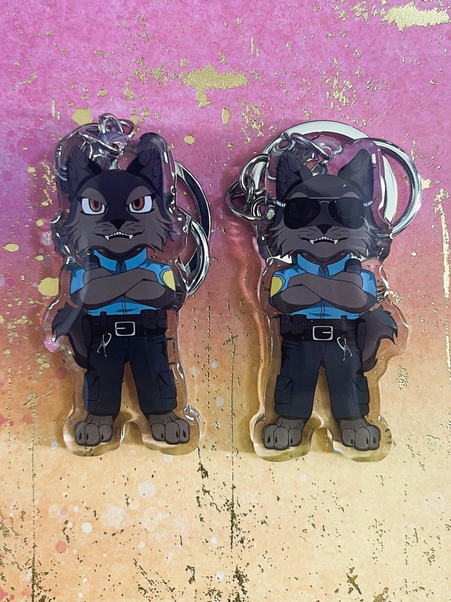 Police Officer - K9 - Keychains - Etsy
