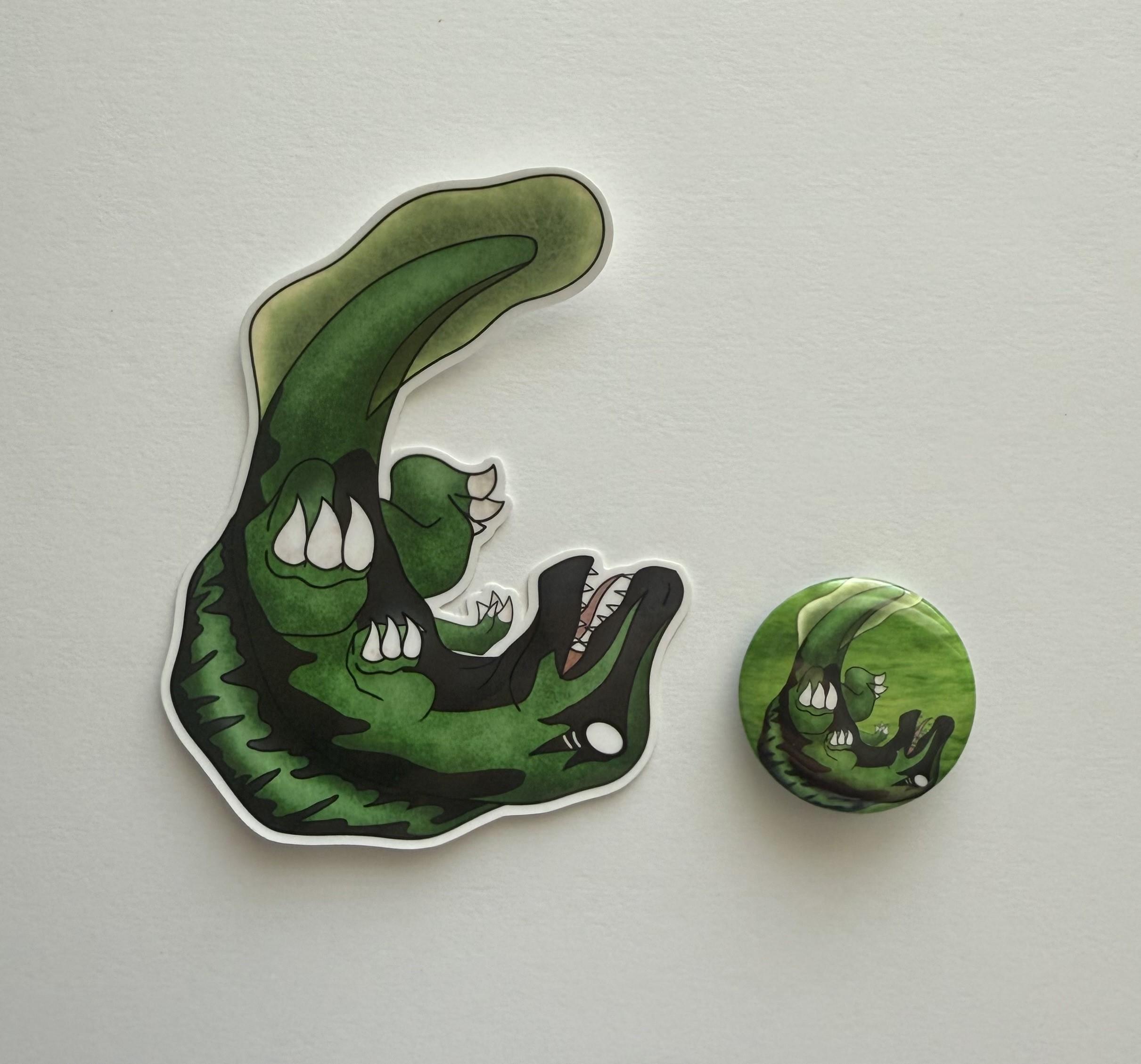 Chibi Animal Stickers - Spinosaurus Stickers - Etsy