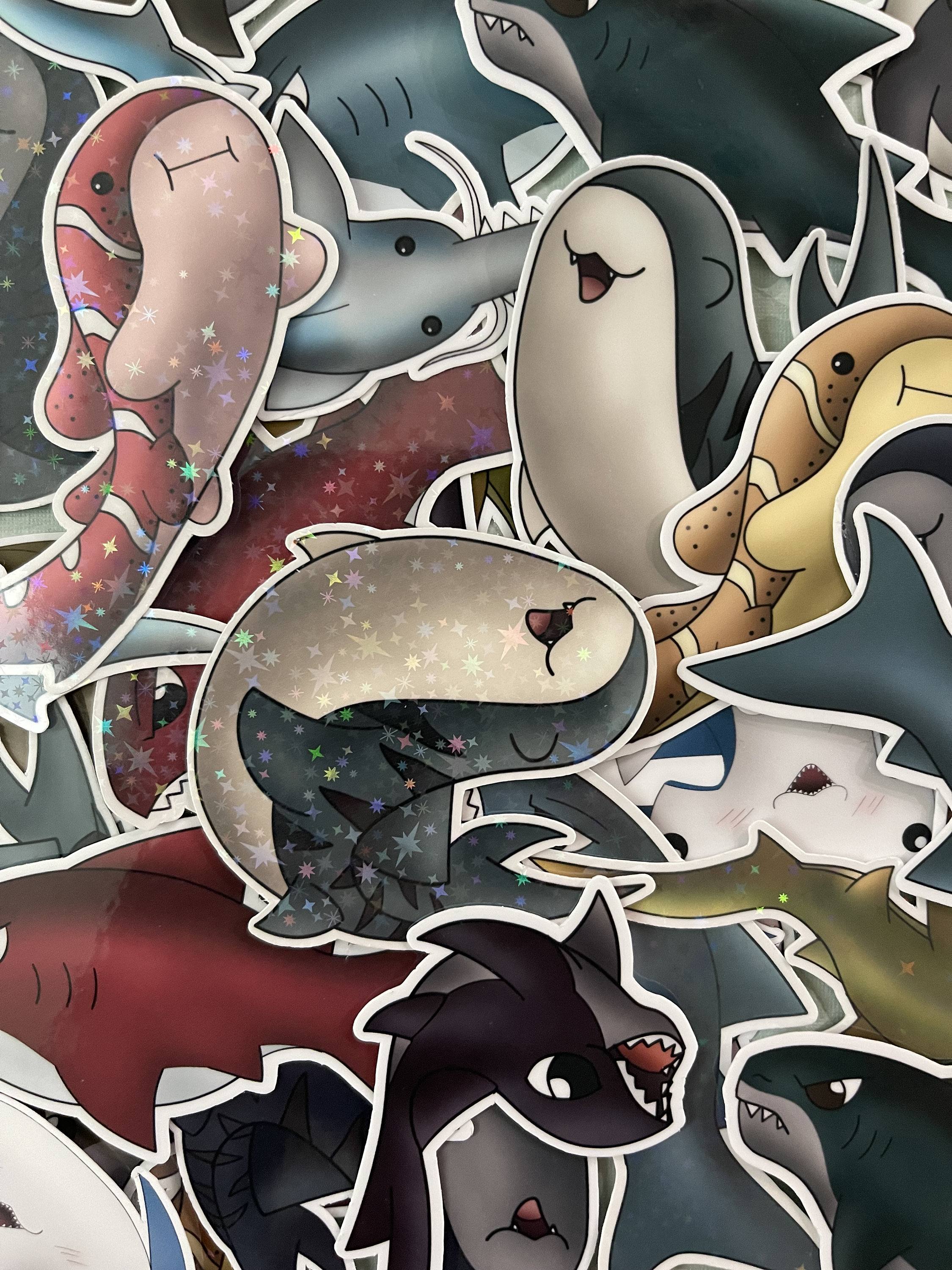 Chibi Animal - Blind Bag - Shark Friends Stickers - Etsy