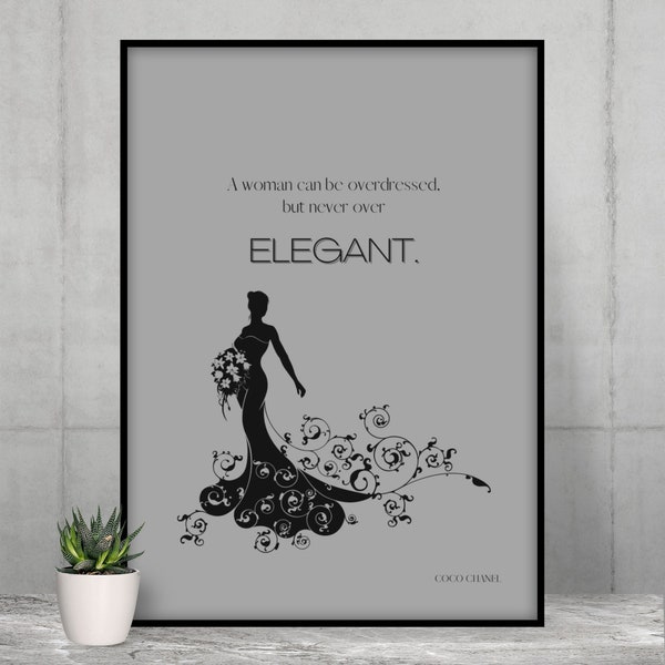 Coco Chanel Poster - Etsy