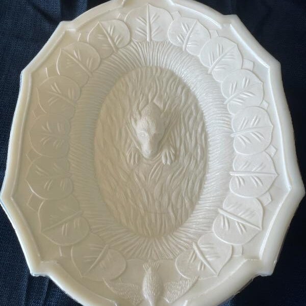 Milk Glass Platter - Etsy