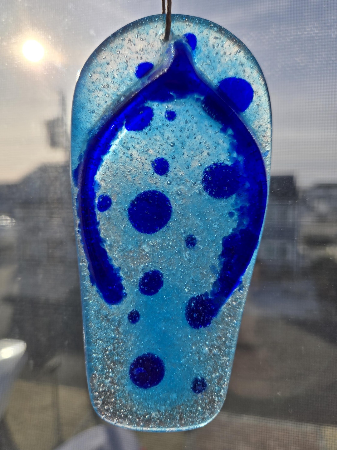 Handmade Fused Glass Flip Flop Sun Catcher - Etsy