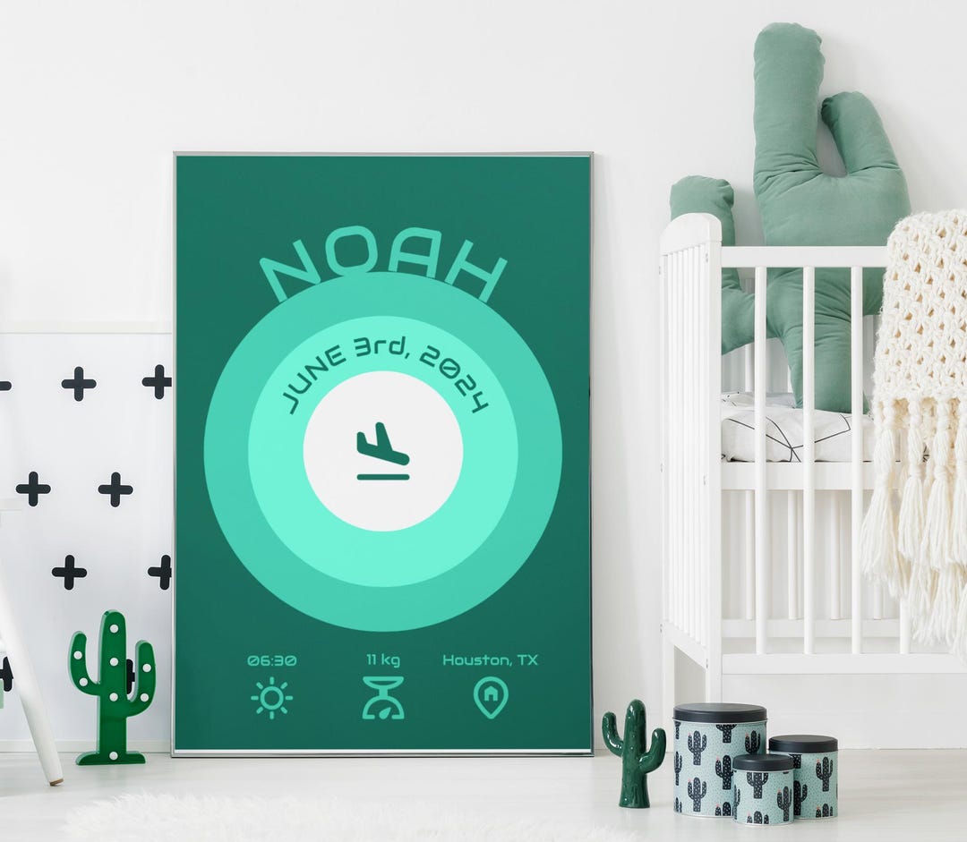 Personalized Baby Name Print, Baby Name Sign Print, Baby Boy Name Print ...