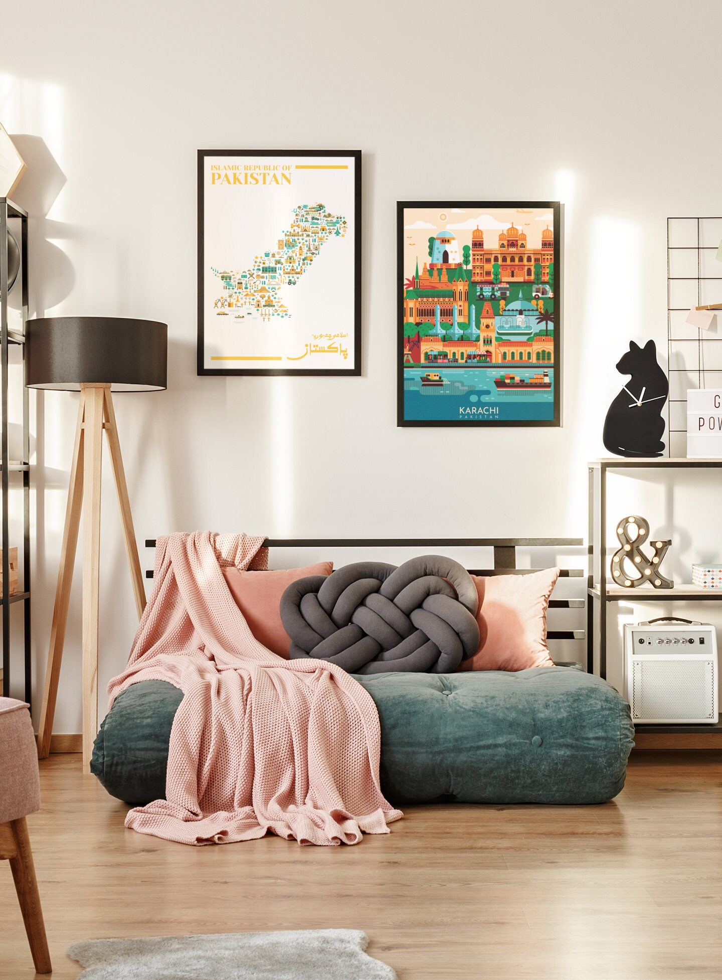 Pakistan Map Poster, Pakistan Poster, Pakistan Wall Art, Pakistani Art ...