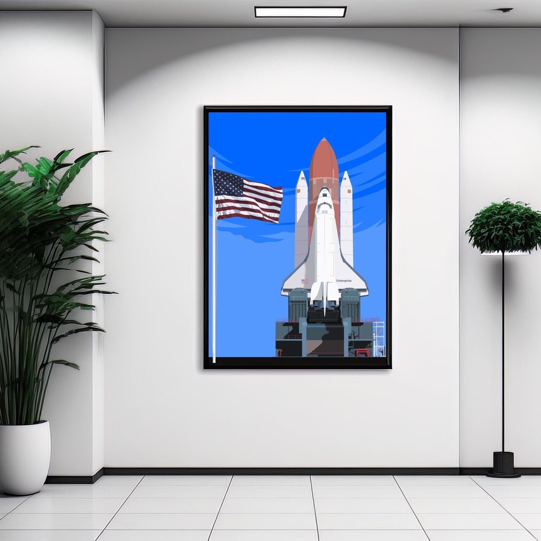 NASA Space Shuttle Poster, Space Shuttle Print, Space Shuttle Art, NASA ...