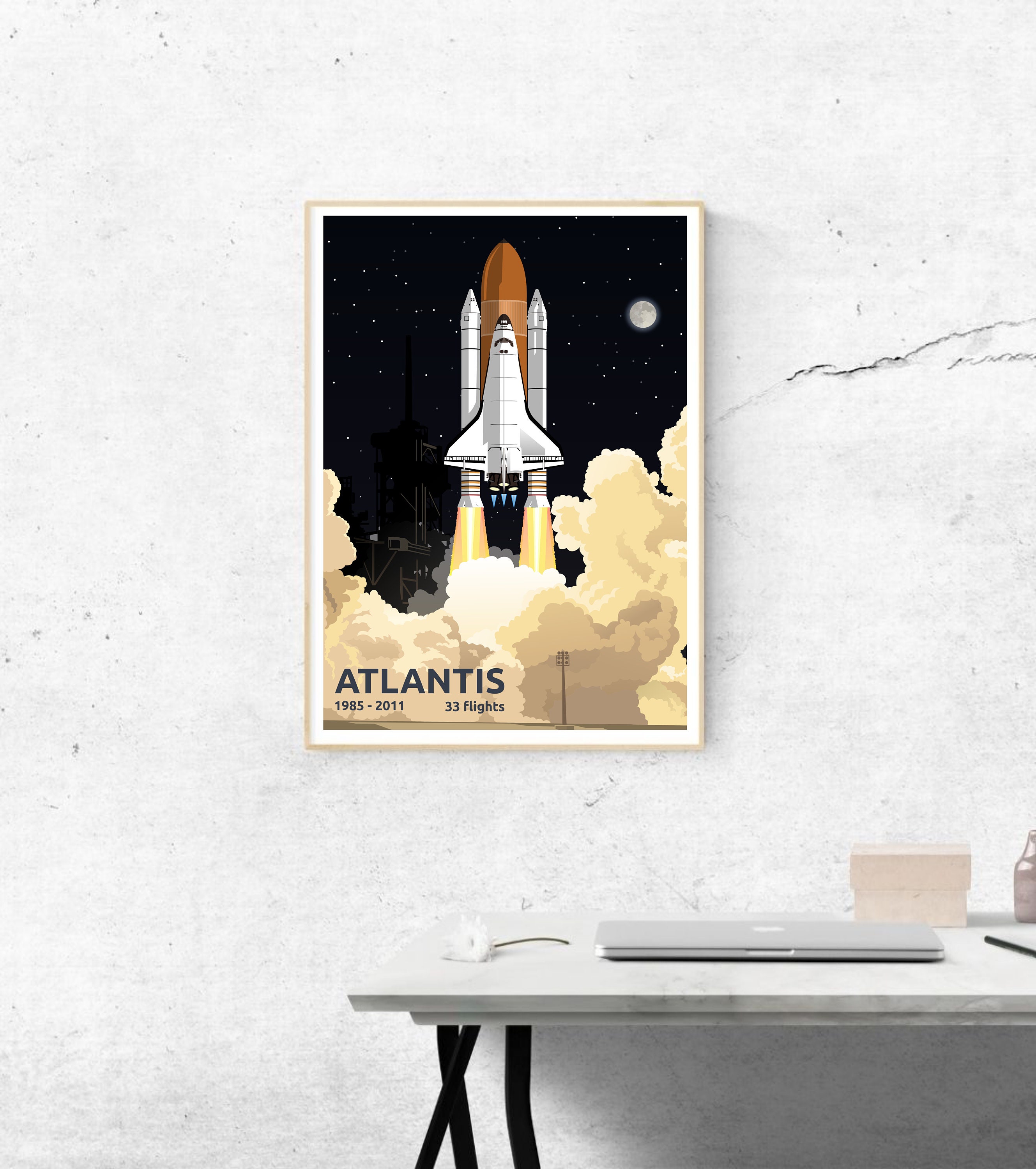 NASA Space Shuttle Poster, Space Shuttle Print, Space Shuttle Art, NASA ...