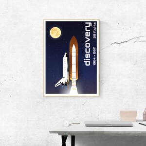 NASA Space Shuttle Poster, Space Shuttle Print, Space Shuttle Art, NASA ...