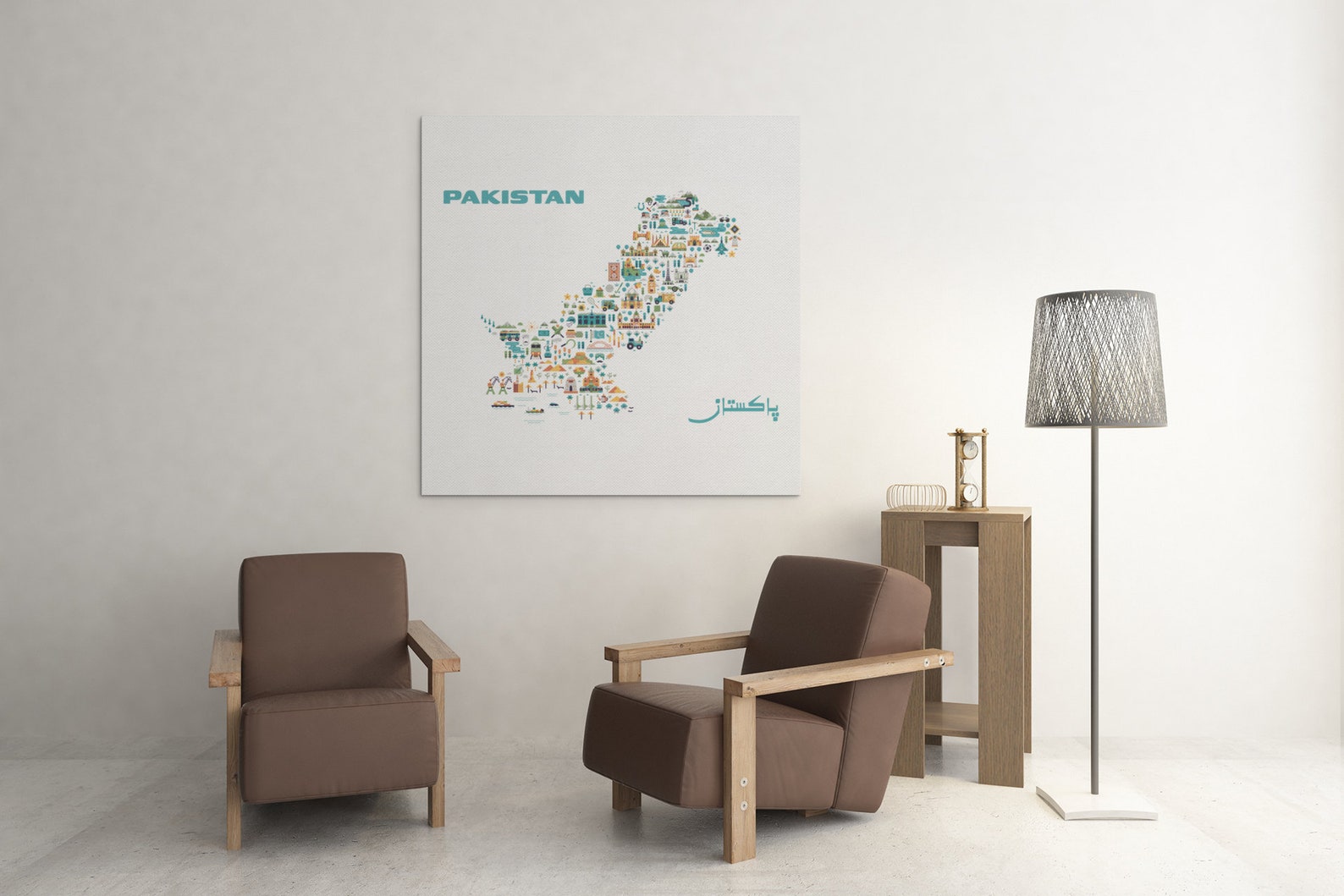 Pakistan Map Poster, Pakistan Poster, Pakistan Wall Art, Pakistani Art ...