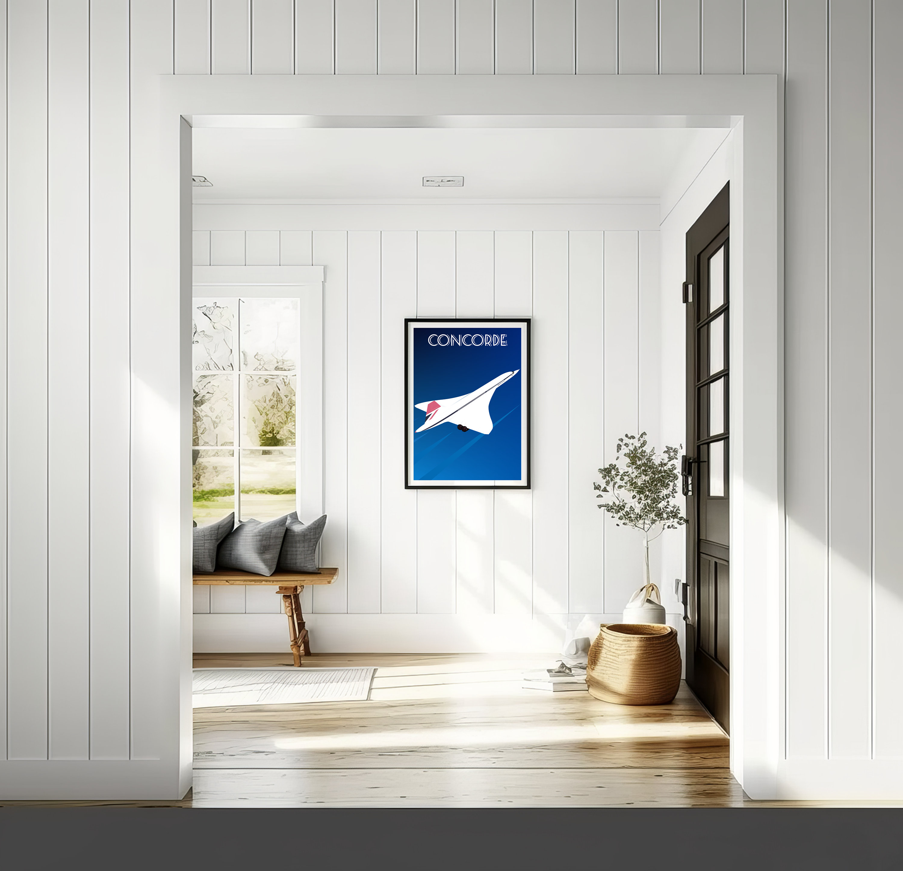 Vintage Concorde Poster British Airways Wall Art Aviation - Etsy