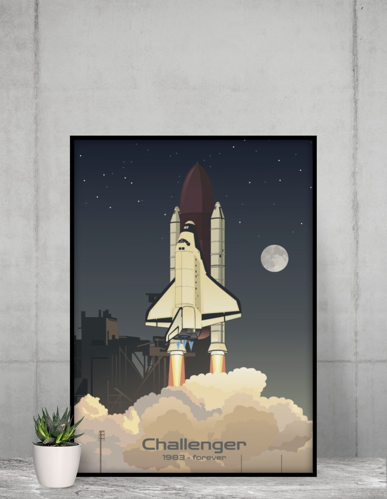 NASA Space Shuttle Poster, Space Shuttle Print, Space Shuttle Art, NASA ...