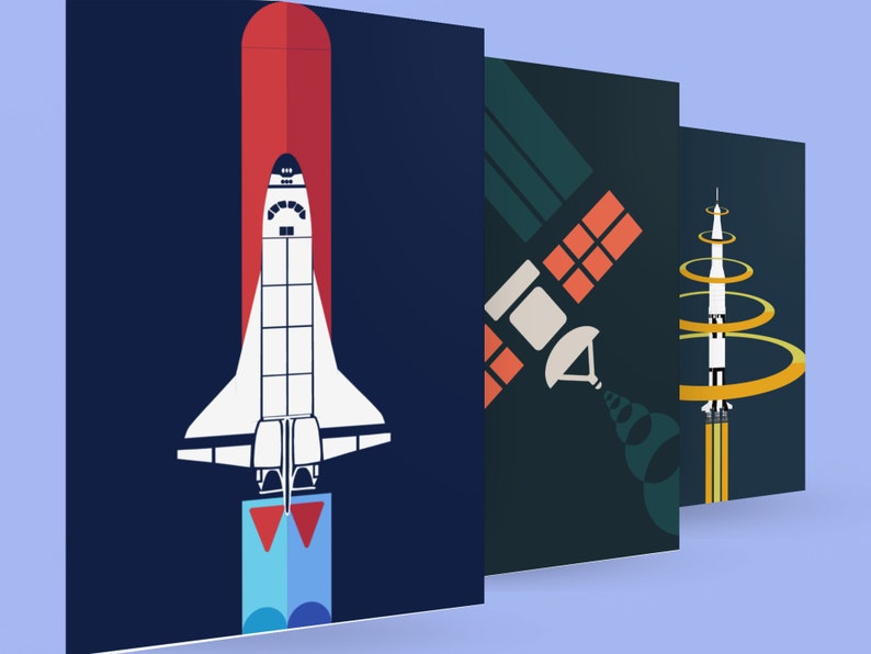 NASA Space Shuttle Poster, Space Shuttle Print, Space Shuttle Art, NASA ...