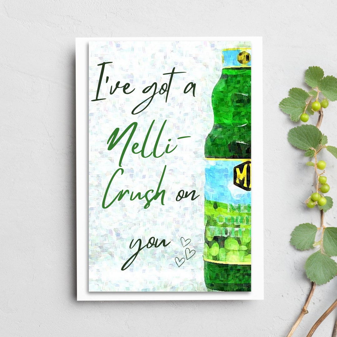 I've Got a Nelli Crush on You | Tamil Valentines Greeting Card - Etsy