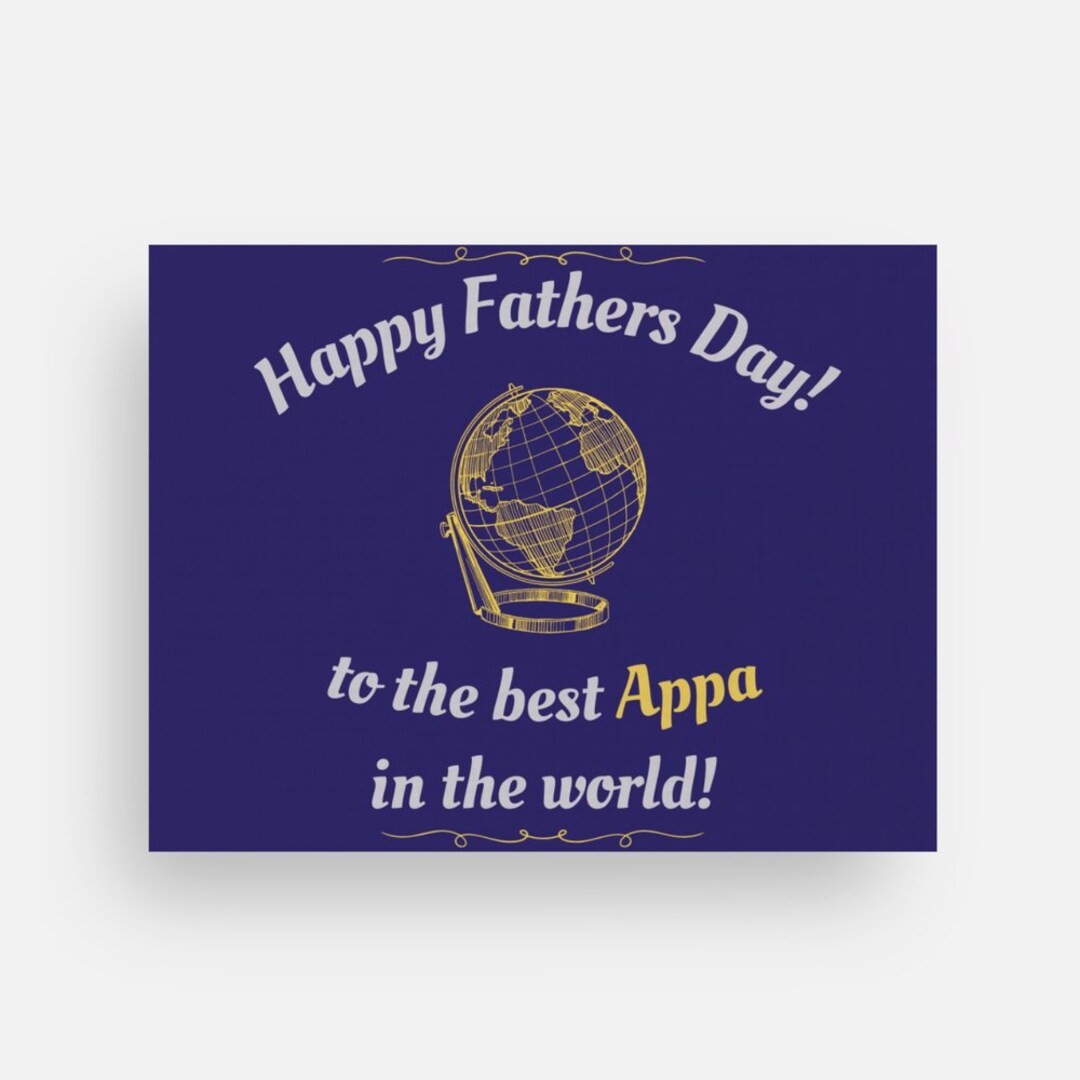 Happy Appa's Day | Best Appa in the World! | Father's Day | Tamil ...