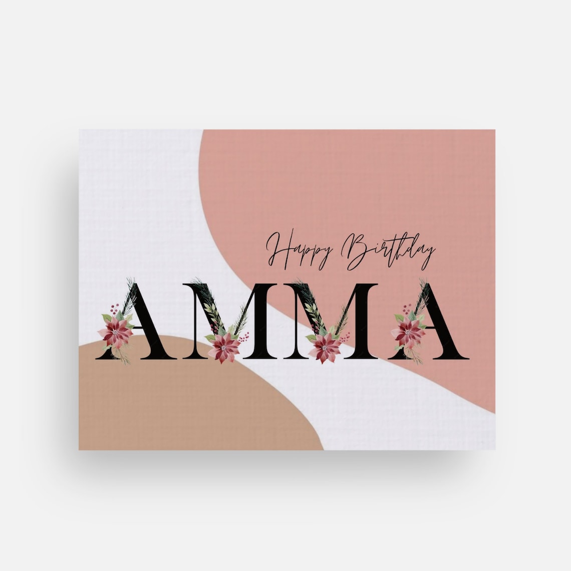 Happy Birthday Amma Tamil Greeting Card - Etsy