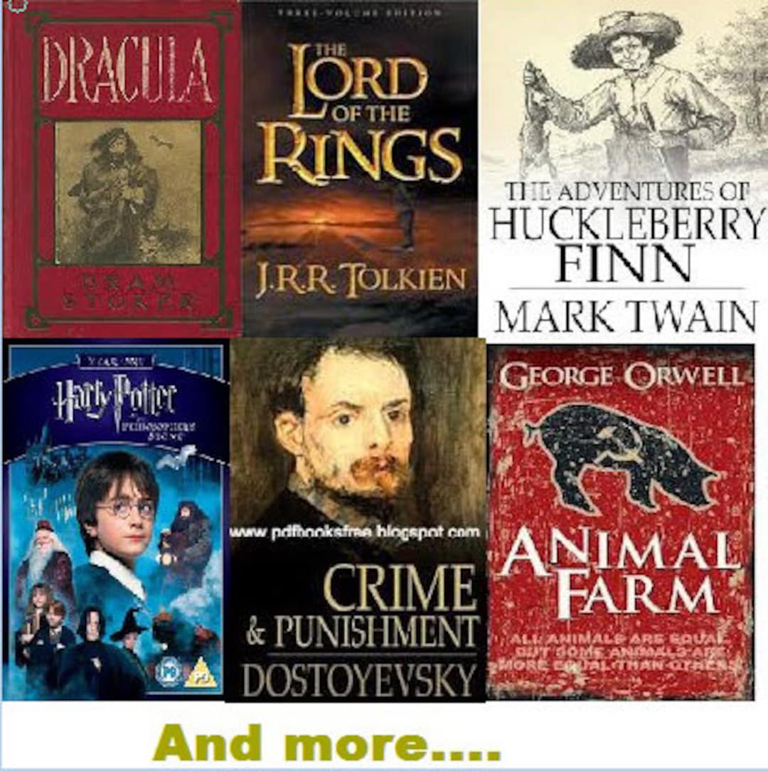 Timeless Classics Library: 36 Rare Novels in One Digital Collection - Etsy
