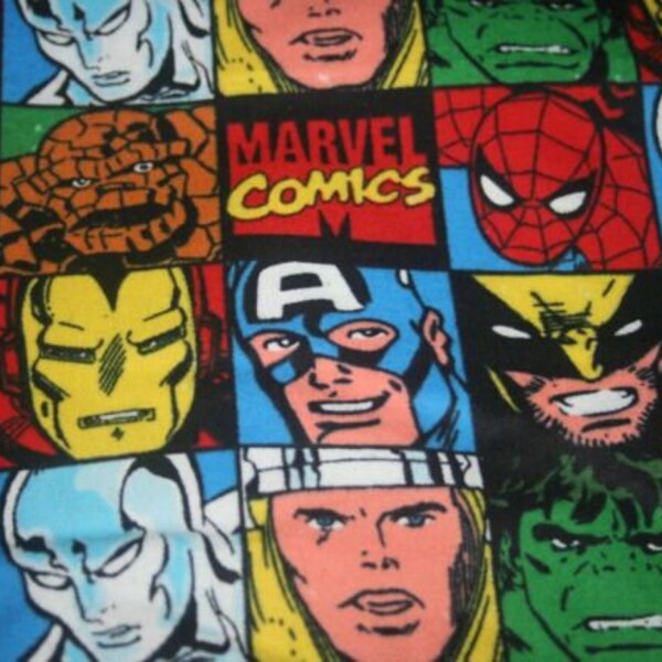 Spiderman Flannel Fabric - Etsy
