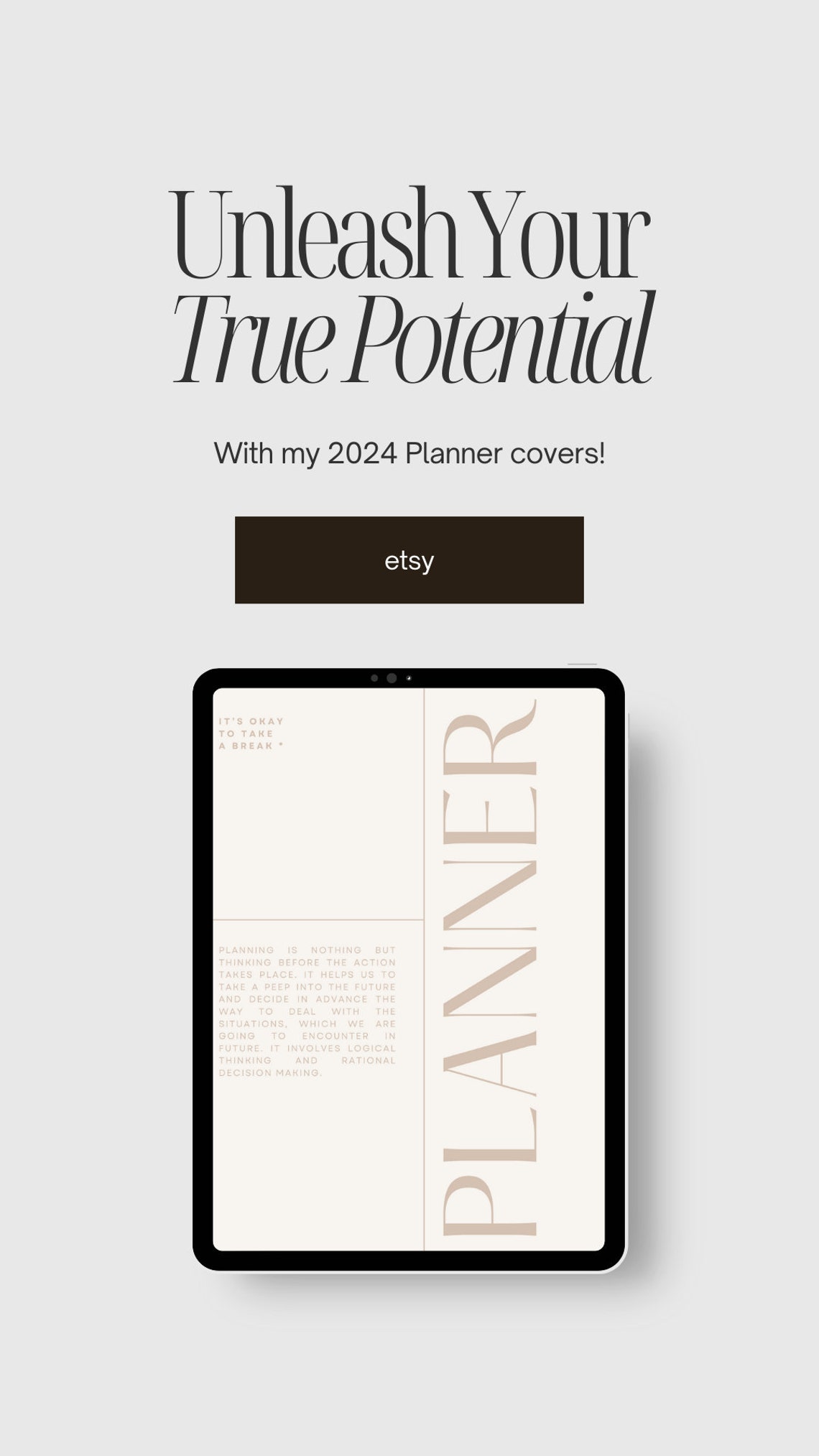 2024 Aesthetic Digital Planner Covers - Etsy