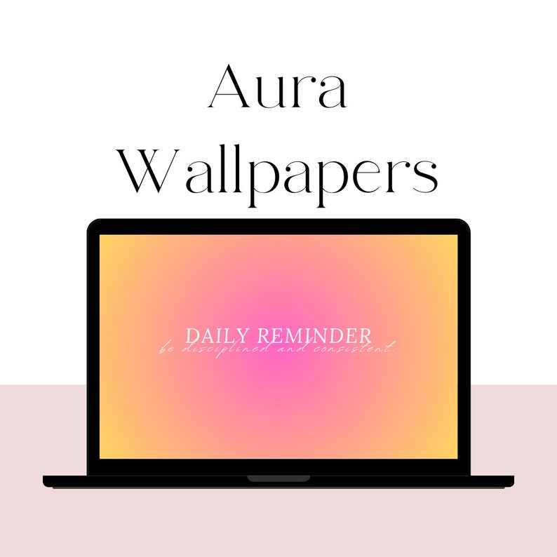 Pink Aura Laptop Wallpapers - Etsy