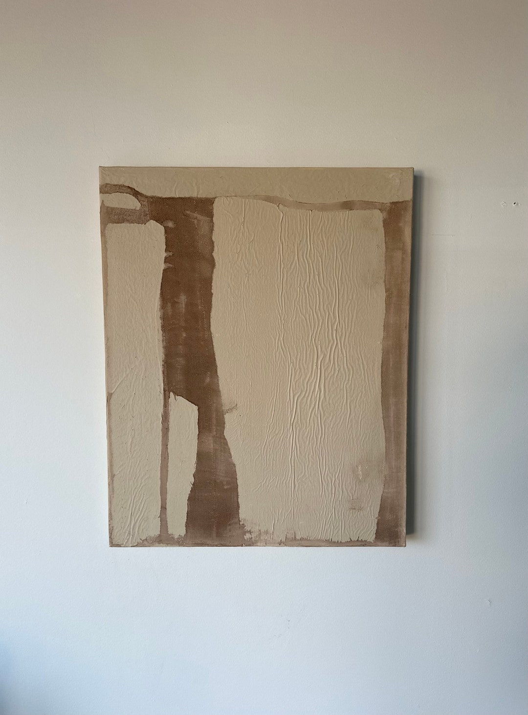 Abstract Art, Wabi-sabi Wall Art, Original Painting, Neutral Tone ...