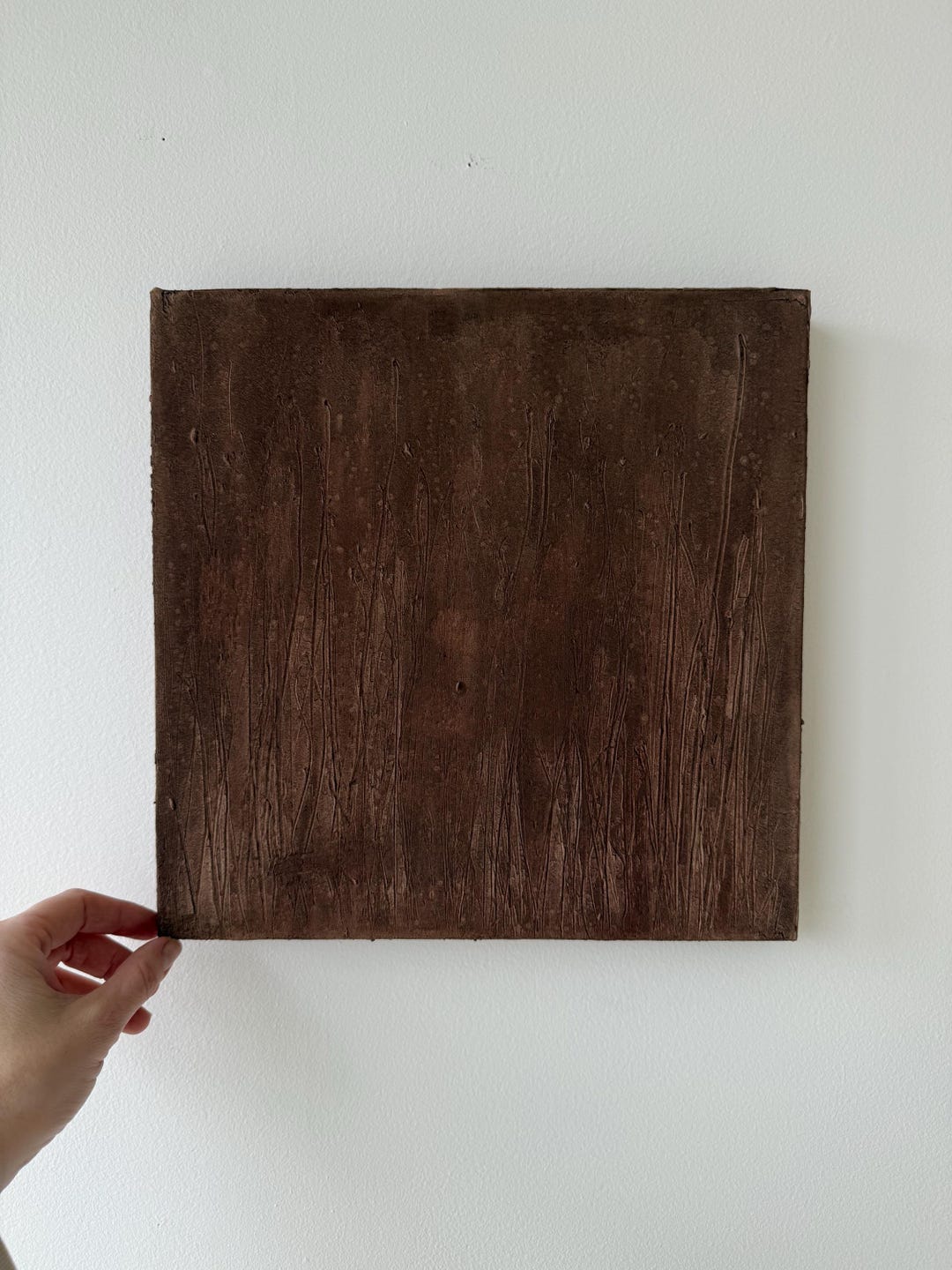 Abstract Art, Brown Rust Wabi-sabi Wall Art, Original Painting, Wall ...