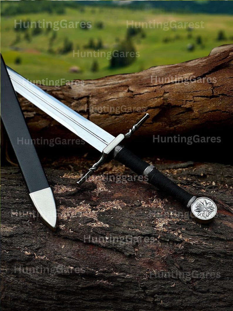 Handmade Witcher Sword Master Sword OF Geralt of Rivia Feline Steel ...