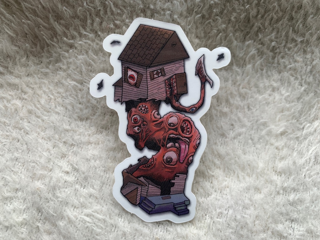 Mimic-house Sticker, Weatherproof , Clear Backing - Etsy