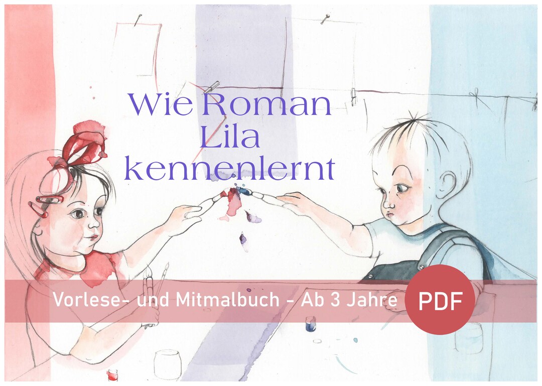 Coloring Book: How Roman Meets Lila | A Story to Read and Paint Along ...