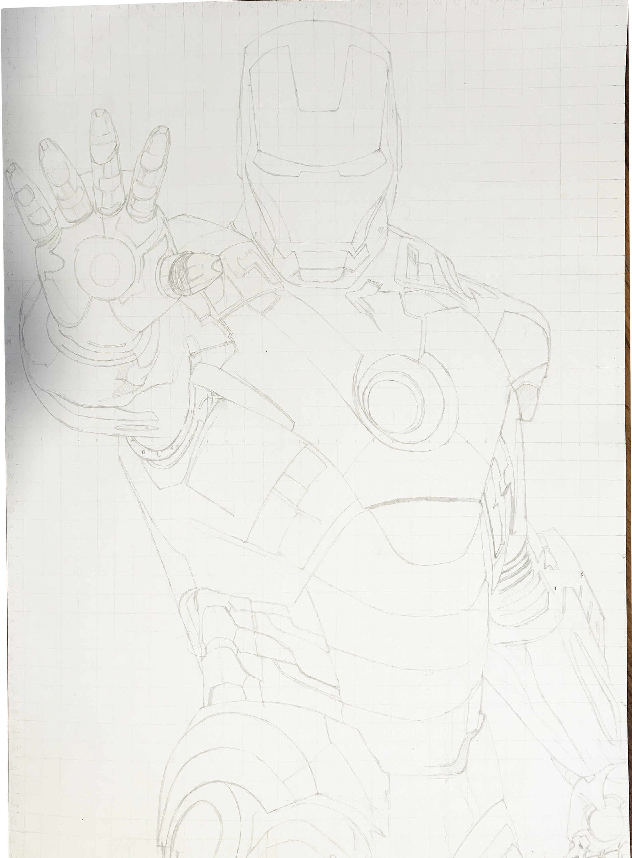 Iron Man Portrait Hand Drawing | Superhero Portrait | Graphite Drawing ...