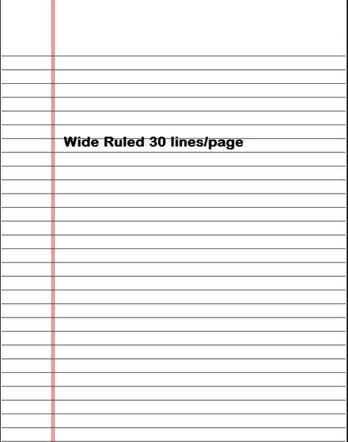 Printable Lined Paper. Templates. Digital Lined Paper Bundle. Digital ...