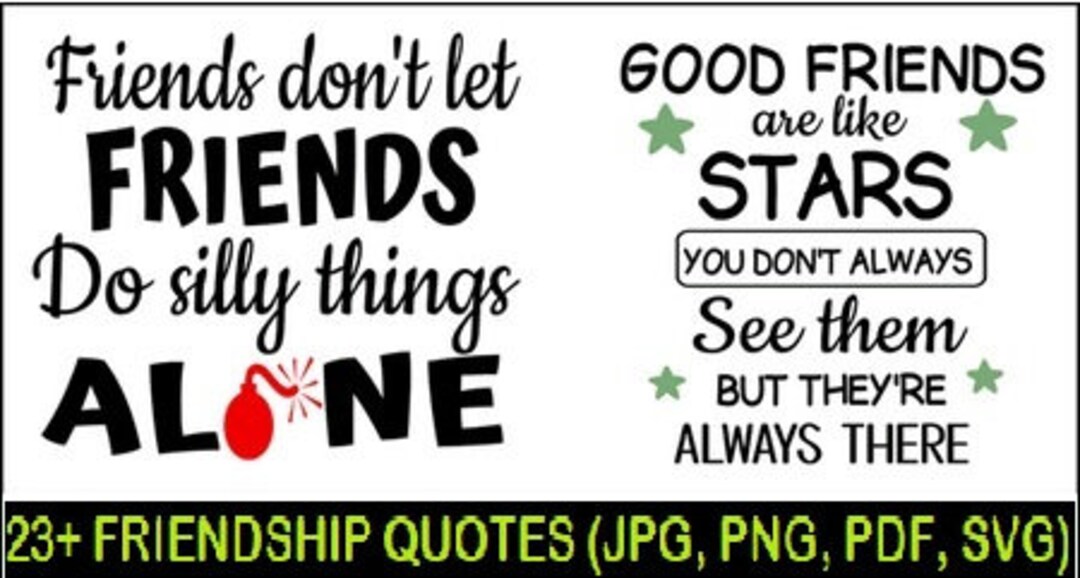 Friends Quotes and Sayings Bundles JPG PNG Pdf SVG, Sarcasm Sarcastic ...