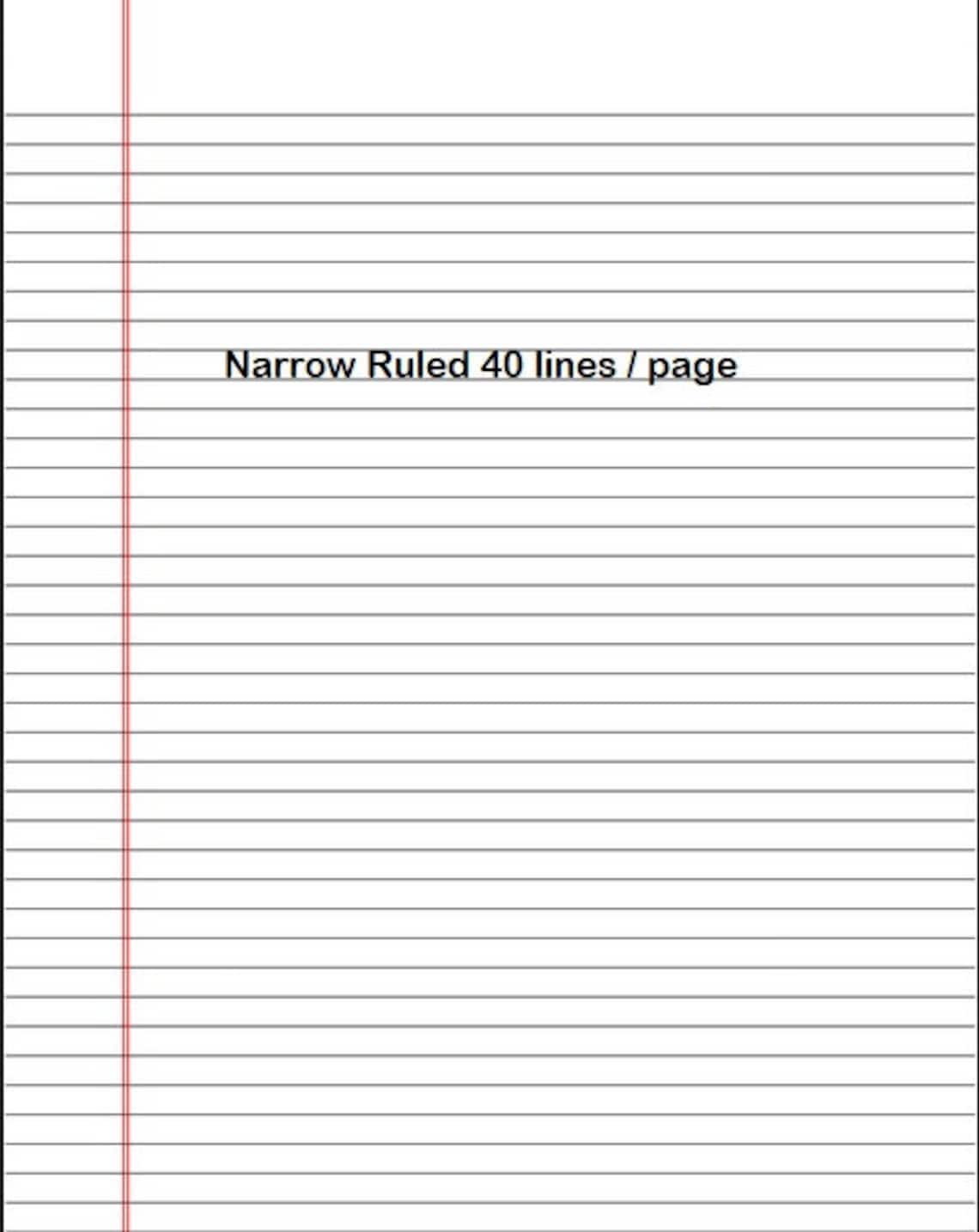 Printable Lined Paper. Templates. Digital Lined Paper Bundle. Digital ...