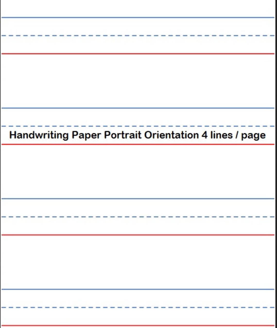 Printable Lined Paper. Templates. Digital Lined Paper Bundle. Digital ...