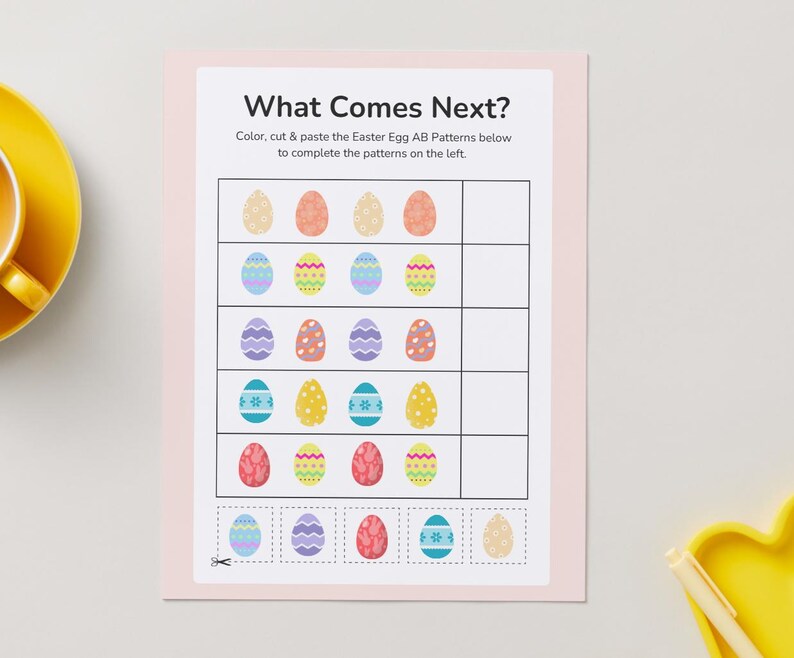 Easter Activity Book for Kids | Printable Preschool Kindergarten ...