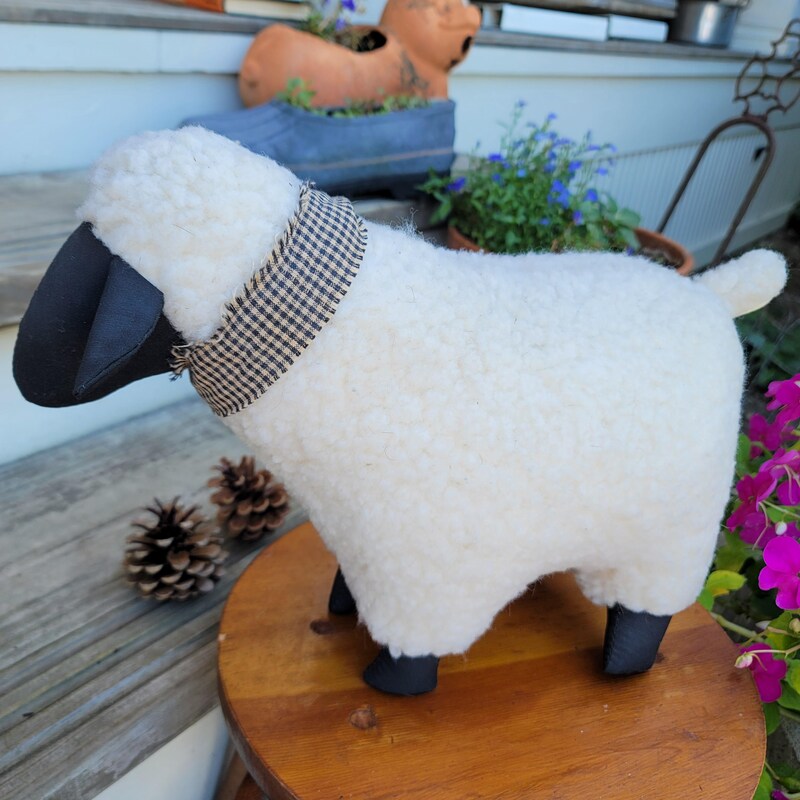 Stuffed Sheep - Etsy