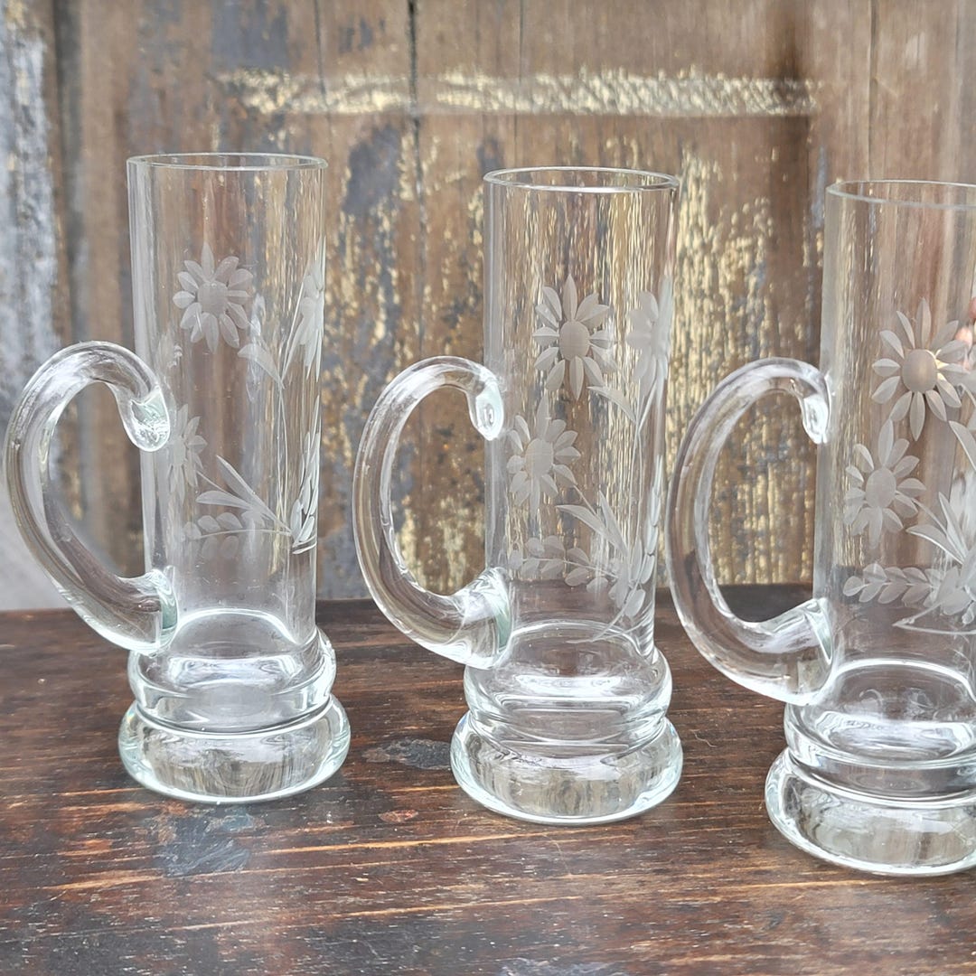 Handblown Cordials, Glass Double Shot, Liquor or Cordial Glasses ...
