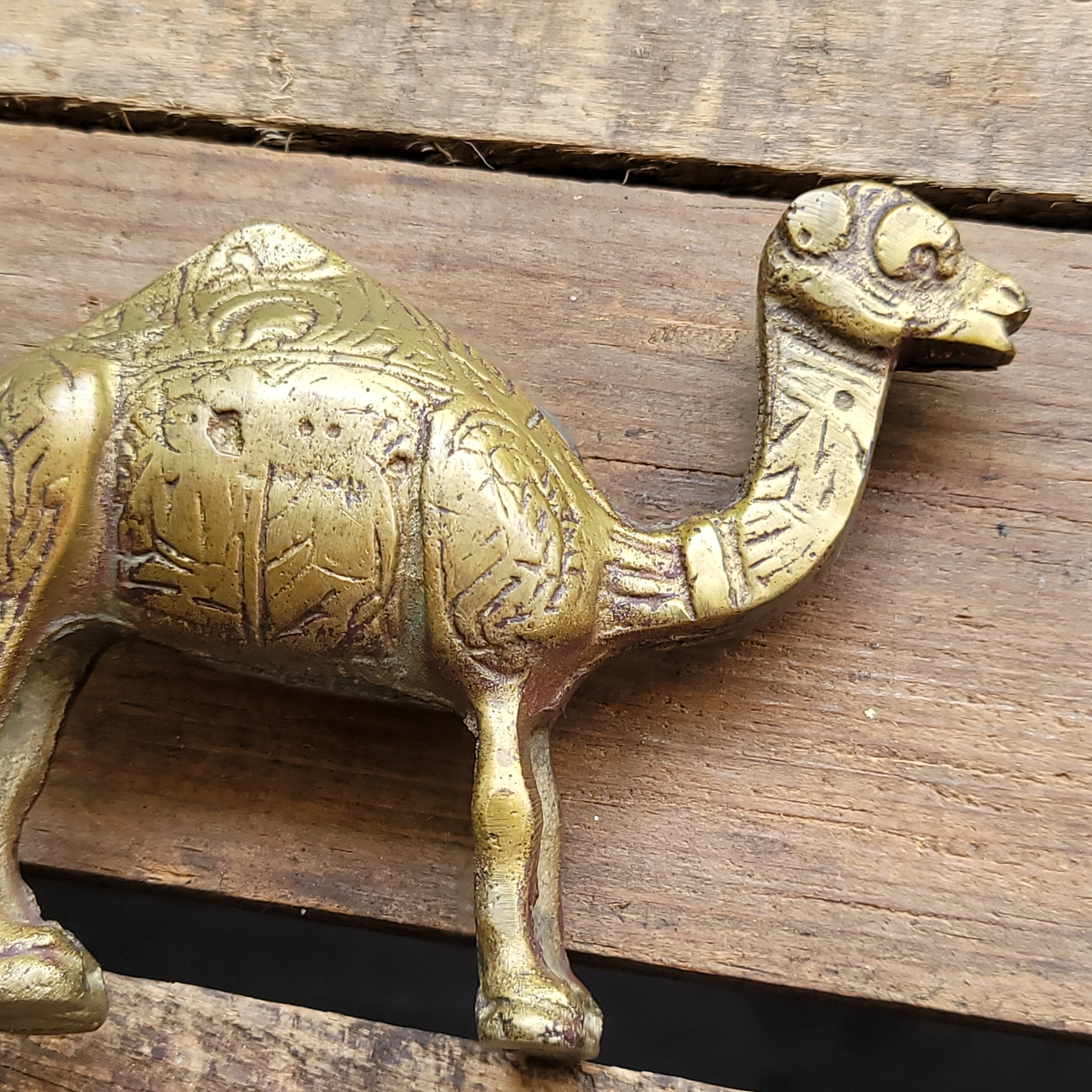 Vintage Brass Molded Camel Nativity Set Animal - Etsy