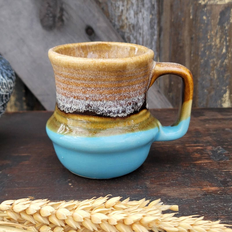 Blue Pottery Mugs - Etsy