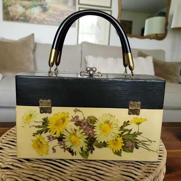 Vintage Box Purse - Etsy