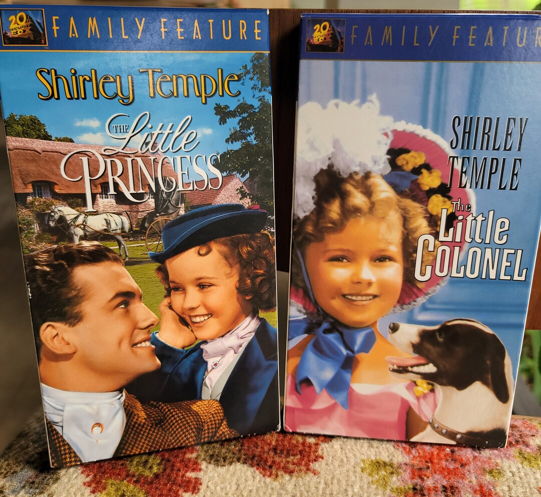 Shirley Temple VHS Movies, the Little Colonel, the Little Princess ...