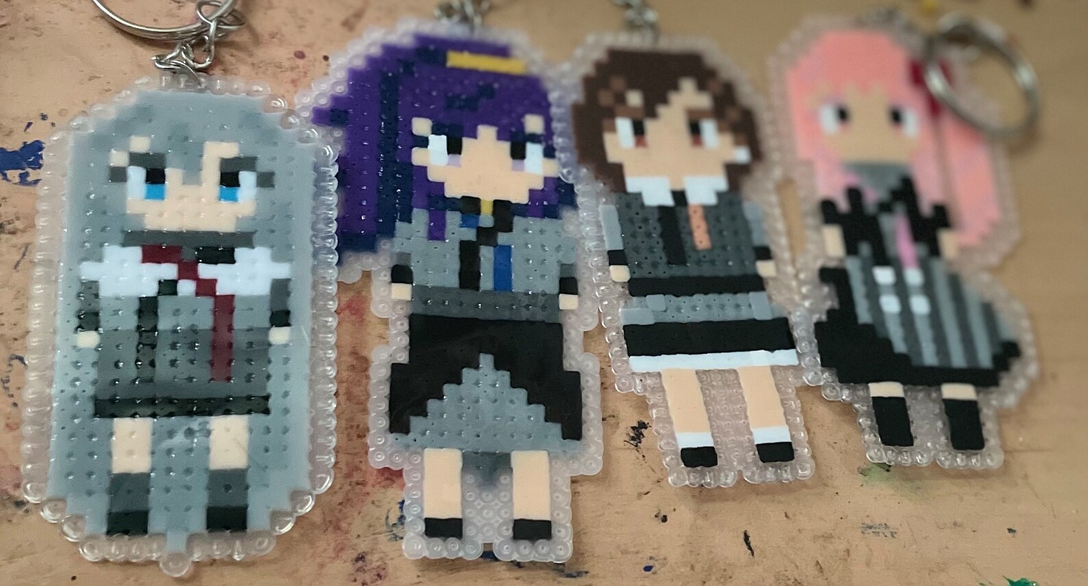Project Sekai 8-bit Fuse/perler Bead Keychains - Etsy