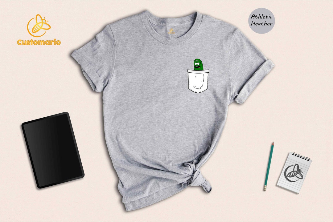 Pocket Pickle Rick Shirt, Funny Rick and Morty Gift, Tv Series Shirt ...