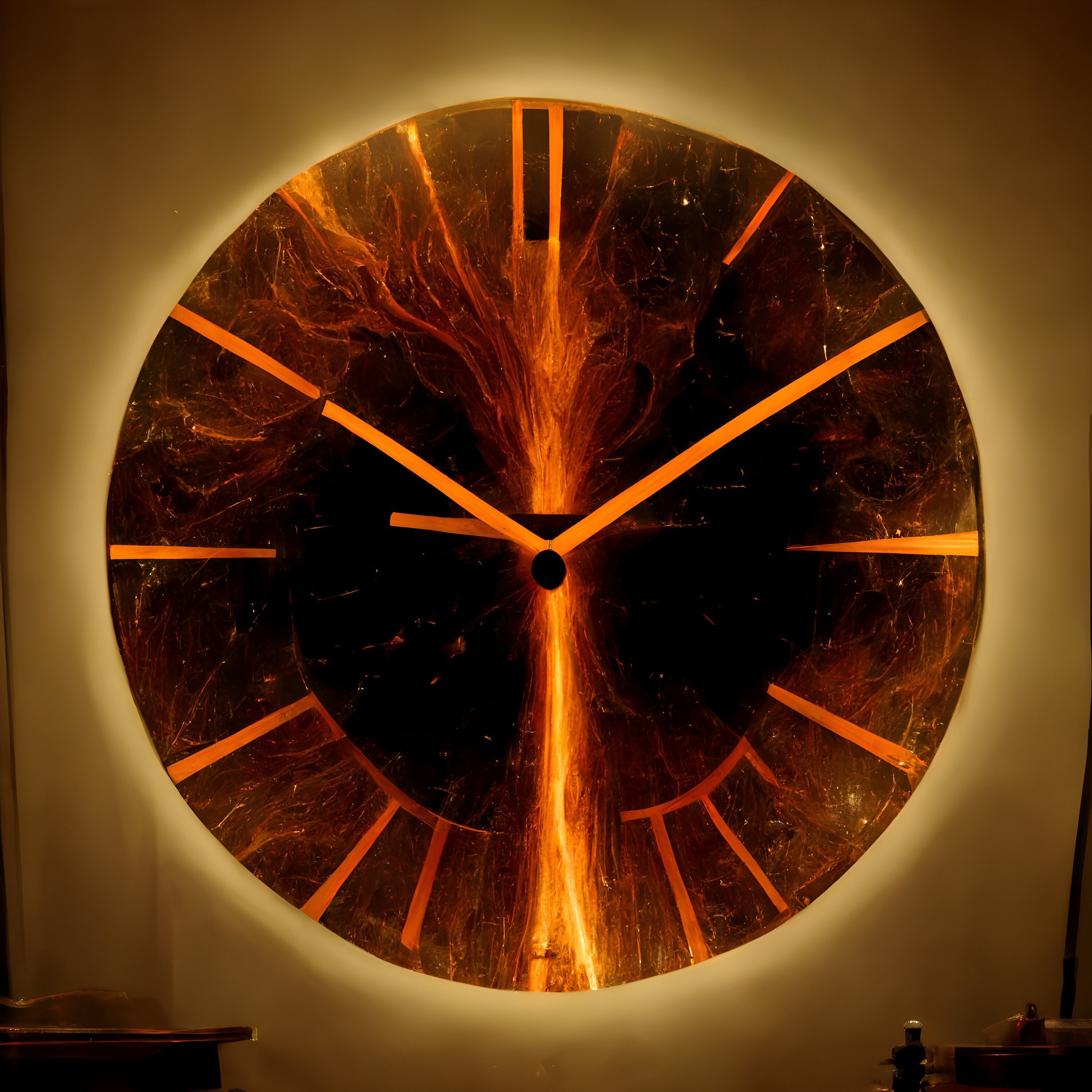 Albert_einstein_clock AI Art AI Generated - Etsy