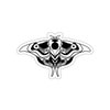 The Last of Us Moth Black and White Sticker | Gaming, Water-resistand ...