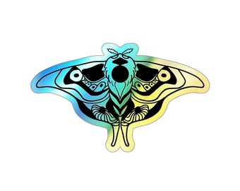 The Last of Us Moth Black and White Sticker | Gaming, Water-resistand ...