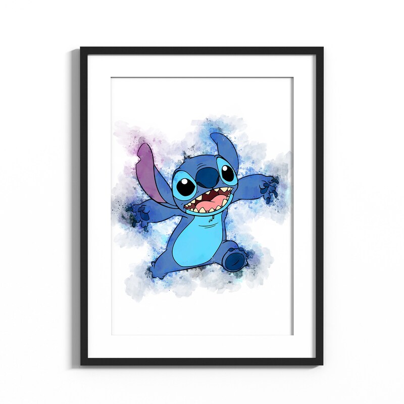 Stitch Poster - Etsy
